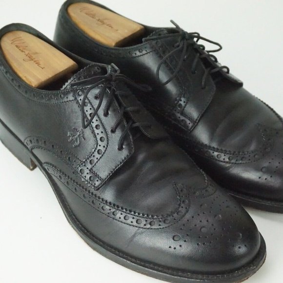 Brooks Brothers | Shoes | Brooks Brothers Black Broque Wingtip Leather ...